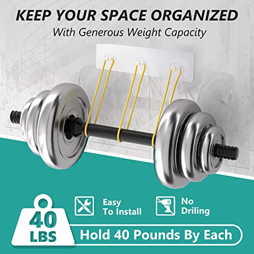 Cusbus Shower Caddy, 3 Pack Shower Organizer, Adhesive No Drilling Traceless Shower Shelves, Rustproof SUS304 Stainless Steel Bathroom Shower Shelf for Inside Shower & Kitchen Storage (Matte Black)