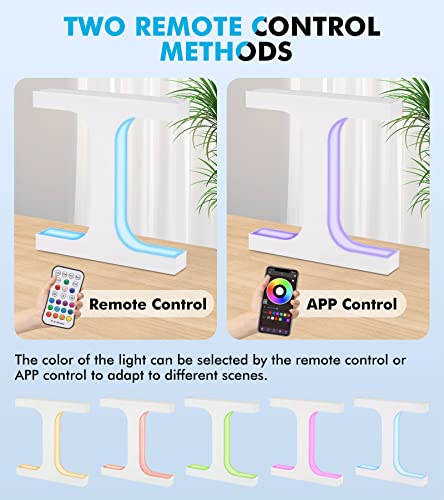 Upgraded Levitating Shoe Display Stand, LED Floating Shoe Display, Smart Phone Remote Control for Shoe Weight <550g Magnetic Levitating Sneaker Stand for Shoes Collectors Advertising Exhibition Shoe