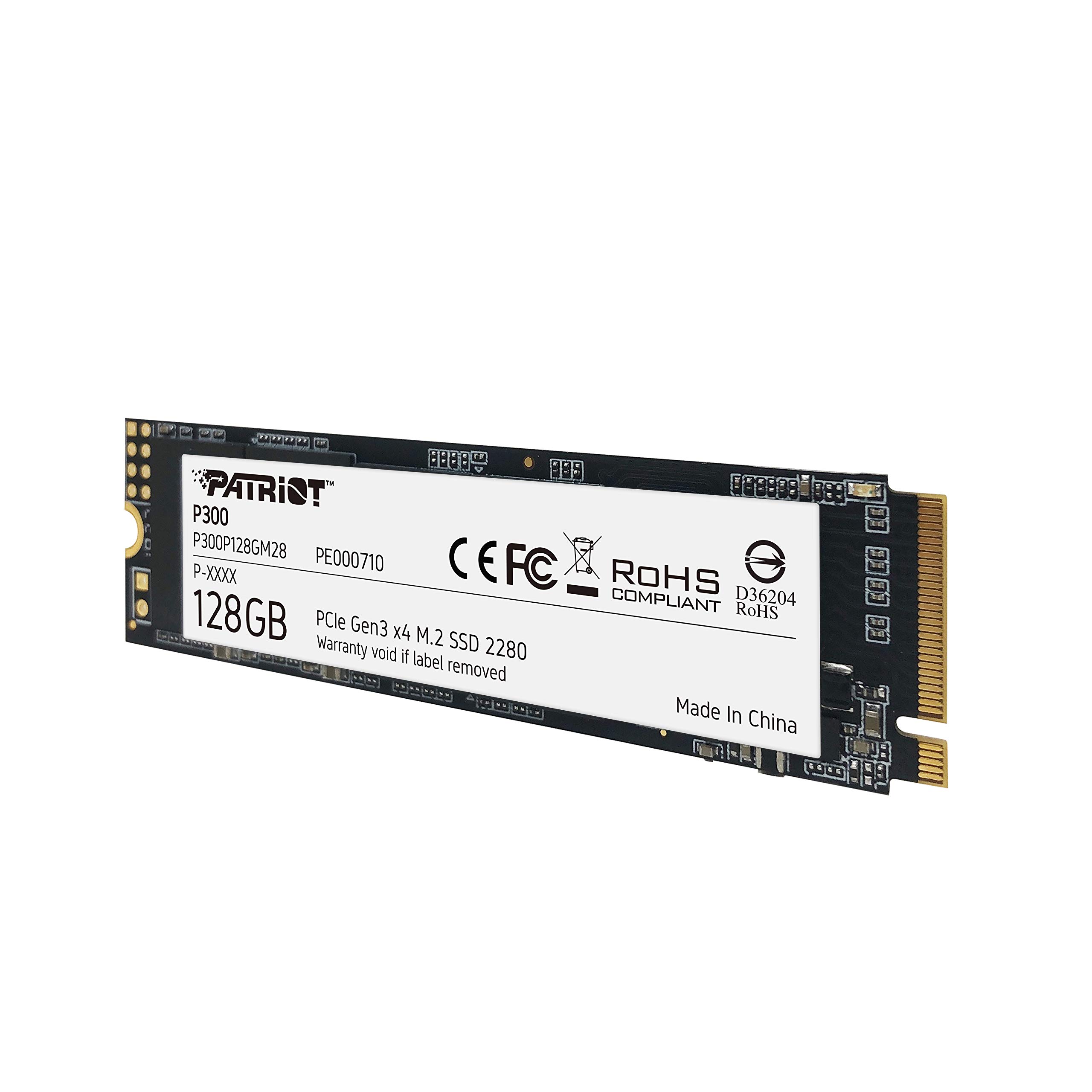 Patriot P300 M.2 PCIe Gen 3 x4 128GB Low-Power Consumption SSD