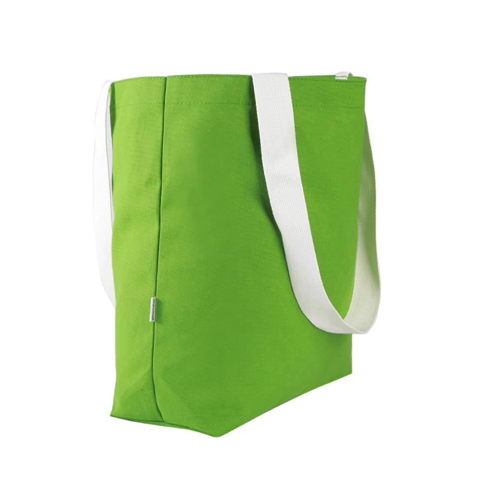 Augbunny Durable 100% Cotton 12oz Canvas Heavy Duty Extra Large Grocery Bag Beach Tote Shopping Bag Multi Purpose Tote.