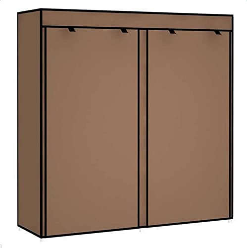 Shoe Rack Storage Organizer, Double Rows 9 Lattices Free Standing Shoe Organizer Portable Boots Rack Shoe Cabinet with Dustproof Nonwoven Fabric Cover for Entryway Home Living Room
