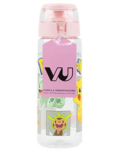 Pokemon Pikachu Character's Sports Girls Plastic Water Drinks Bottle Cup