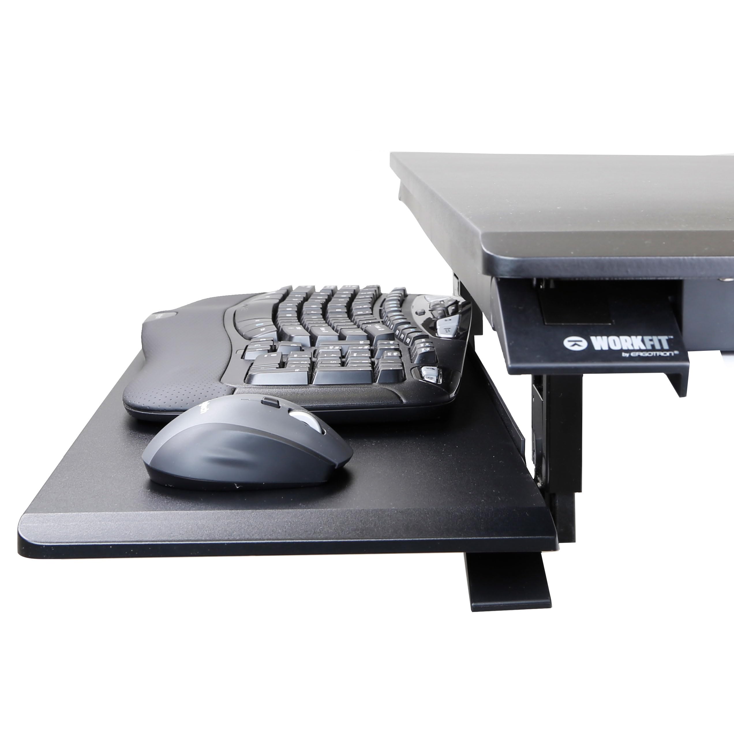 Ergotron – WorkFit-TX Deep Keyboard Tray – Add-on for WorkFit-TX Standing Desk Converter