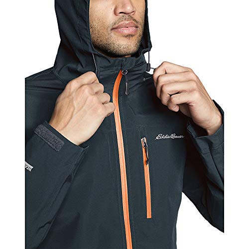 Eddie Bauer Men's Cloud Cap Stretch 2.0 Rain Jacket, Waterproof, Storm, Large