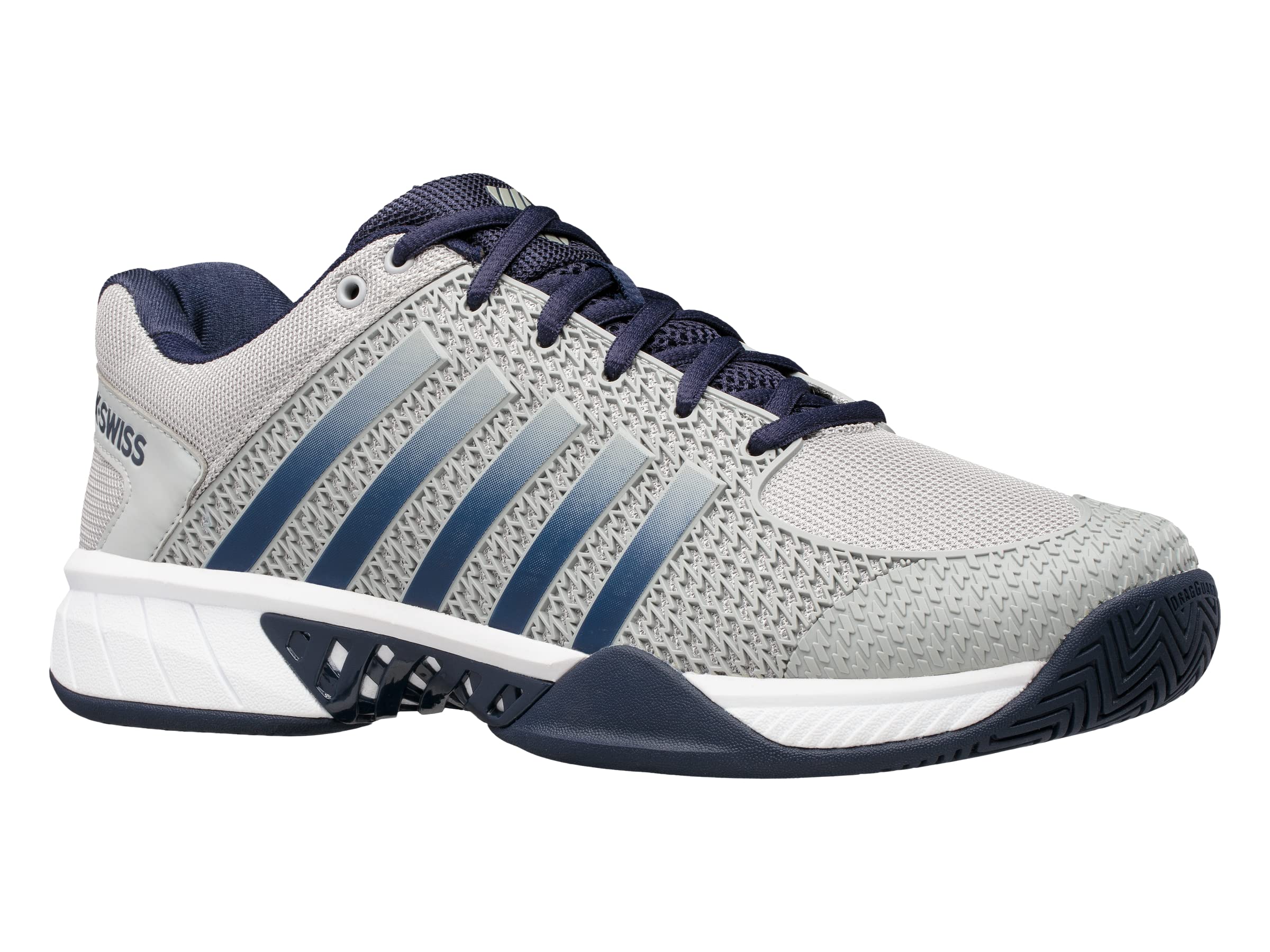 K-Swiss Men's Express Light Pickleball Shoe, Highrise/Navy, 12 M