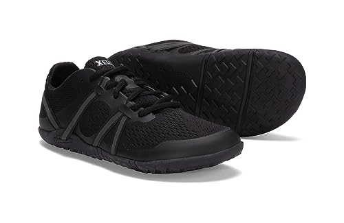 Xero Shoes Barefoot Shoes for Men | Speed Force Men’s Barefoot Running Shoes | Zero Drop, Wide Toe Box, Ultra Lightweight, Minimalist | Black, Size 14