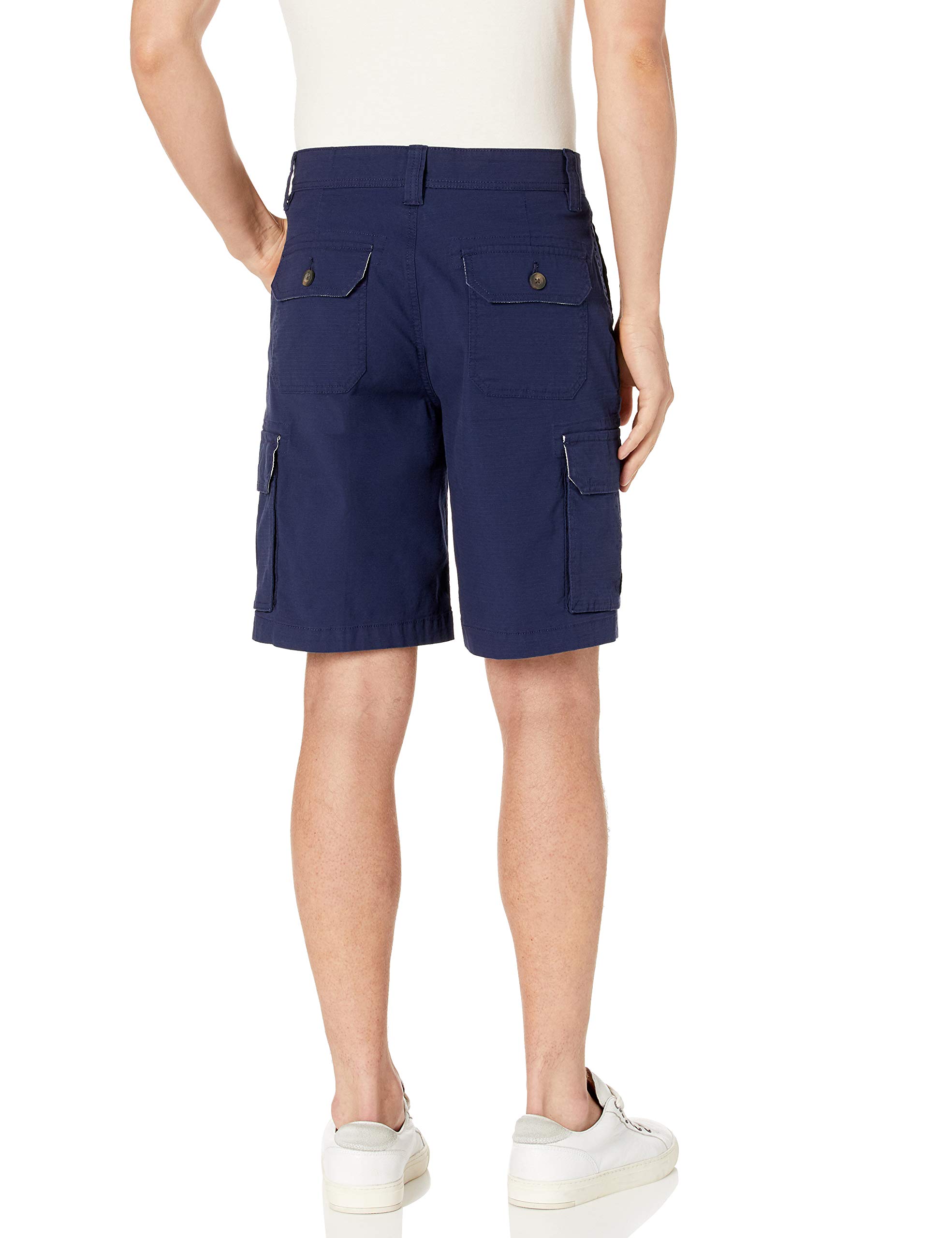 Amazon Essentials Men's 10” Lightweight Ripstop Stretch Cargo Short, Navy, 33