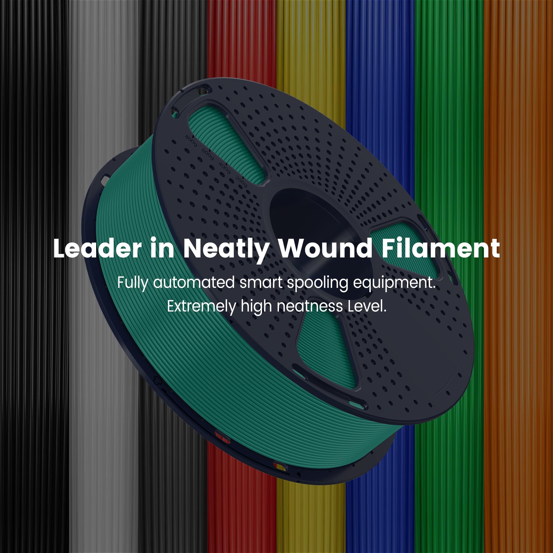 SUNLU 3D Printer Filament 1.75mm, Neatly Wound 3D Printing Filament, +/- 0.02 mm Dimensional Accuracy, Fits Most FDM Printers, 1kg Spool, Transparent PLA