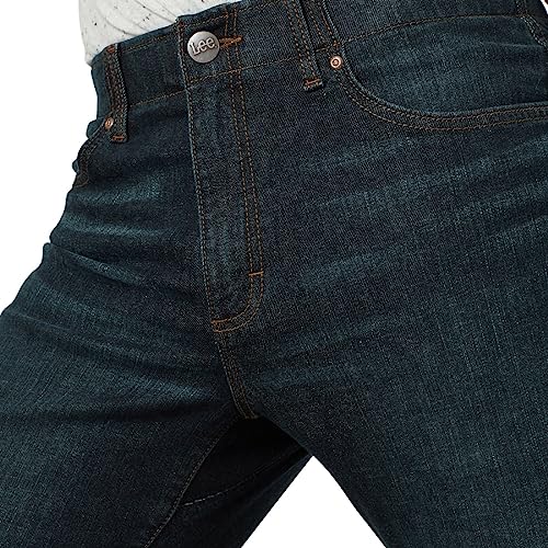 Lee Men's Extreme Motion Regular Straight Jean Night Owl 34W x 30L