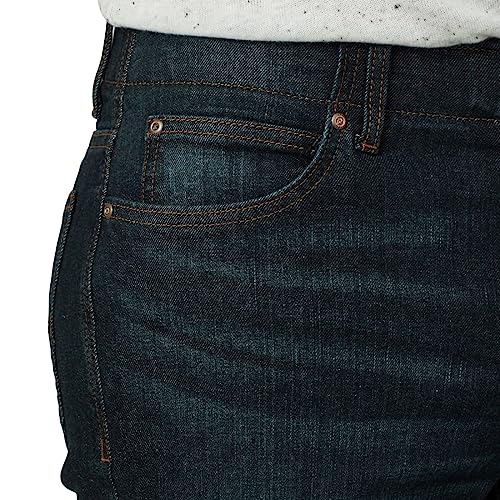 Lee Men's Extreme Motion Regular Straight Jean Night Owl 34W x 30L