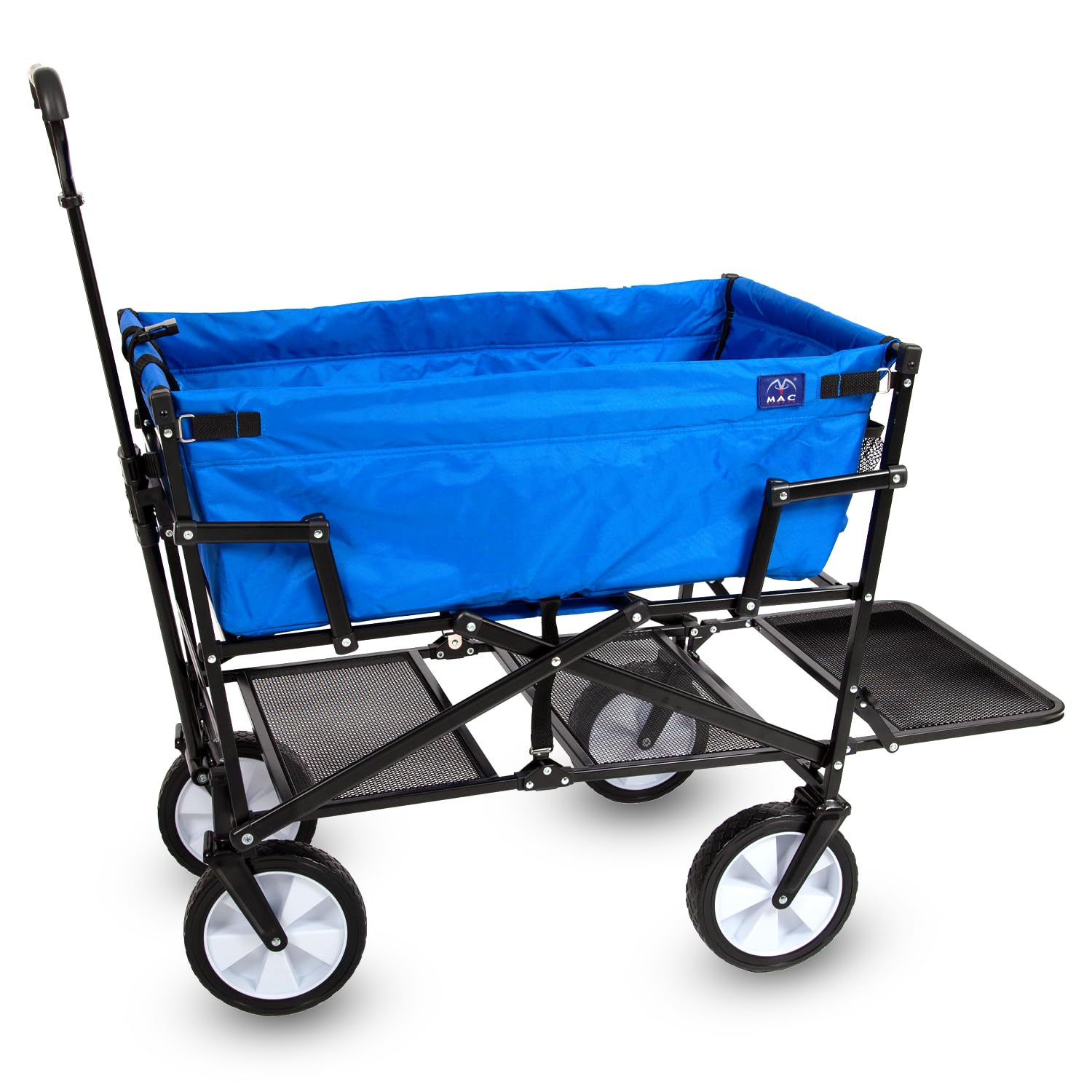 MacSports Double Decker Wagon Collapsible Lounge XL Wagon, Sports Wagon, Baseball Cart Wagon, Double Wagon