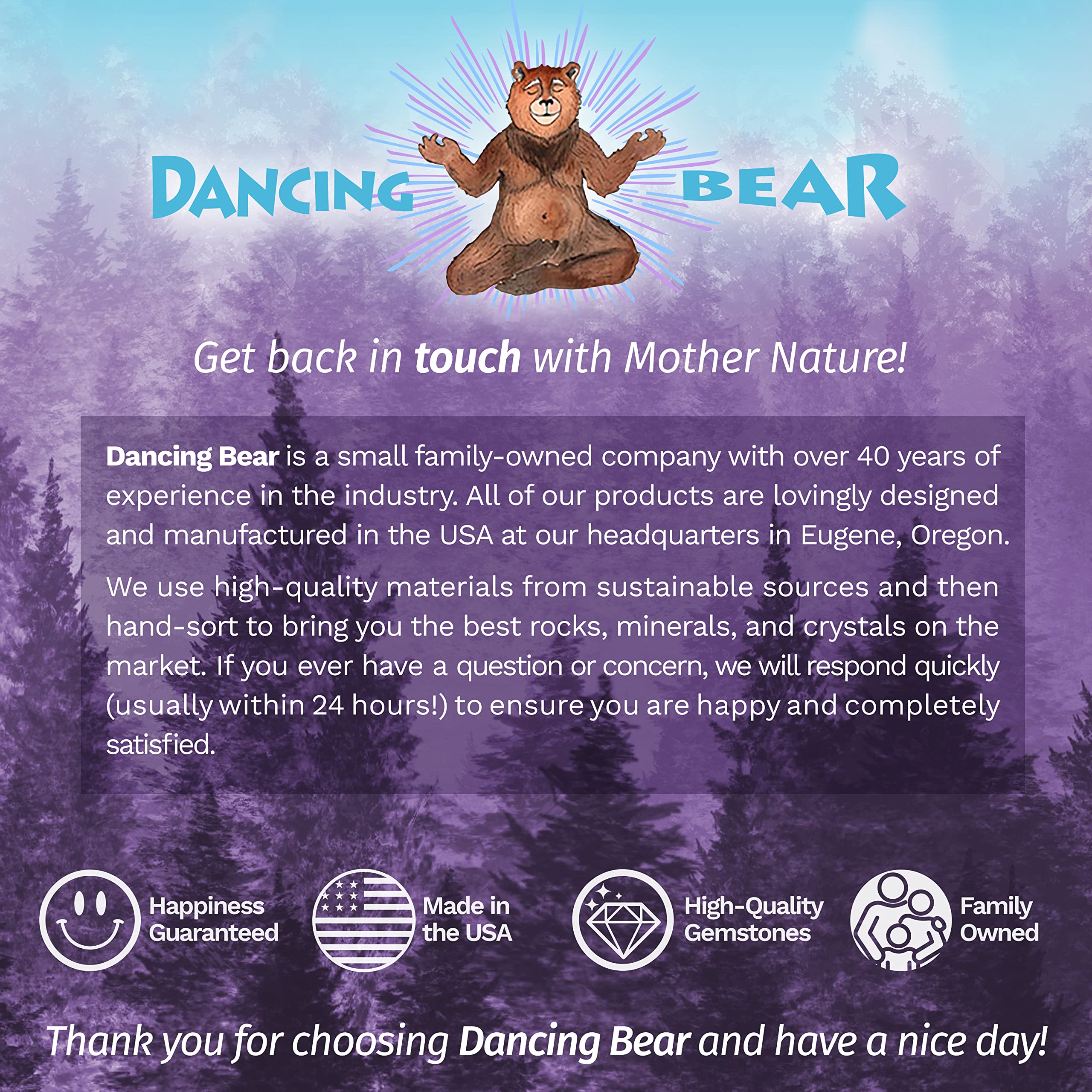 DANCING BEAR Deluxe Healing Crystals (35 Pc Set) Altar & Meditation Kit, Chakra Balance Stones, Abalone Shell & Sage, Smudge Feather, Real Turquoise, Spirit Animal, Bell, Prayer Flag, Made in USA
