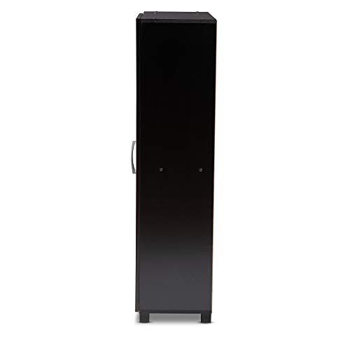 Baxton Studio Shoe Cabinets, One Size, Wenge