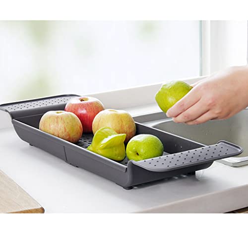WINGSIGHT Bathtub Tray Expandable Bath Caddy Storage Rack Multifunctional Bathtub Tub Organizer for Deposit Wash Supplies,Book,Wine,Phone,Bathroom,Shower (Gray)