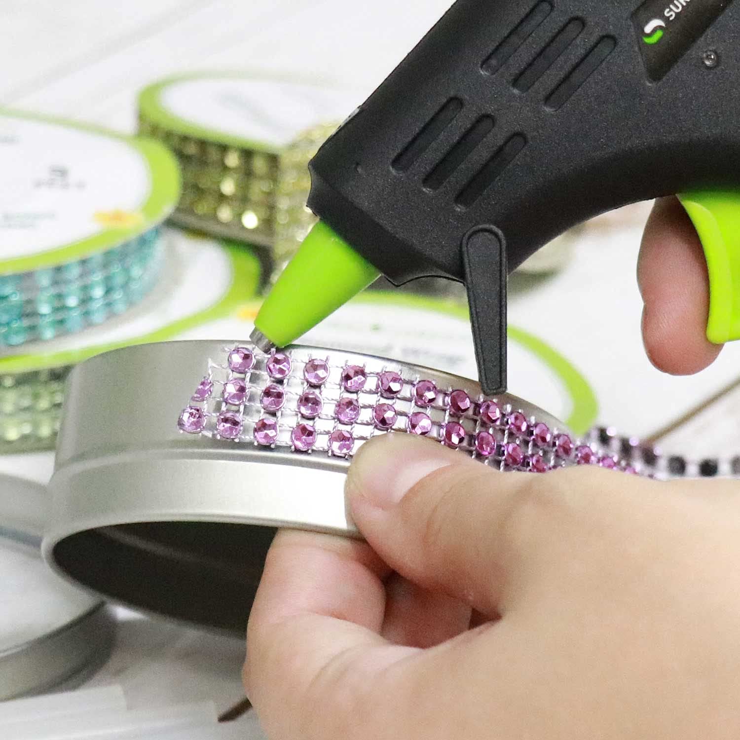 Hot Glue Gun, Surebonder Mini Size 10W High Temperature Glue Gun Kit with 25 Glue Sticks