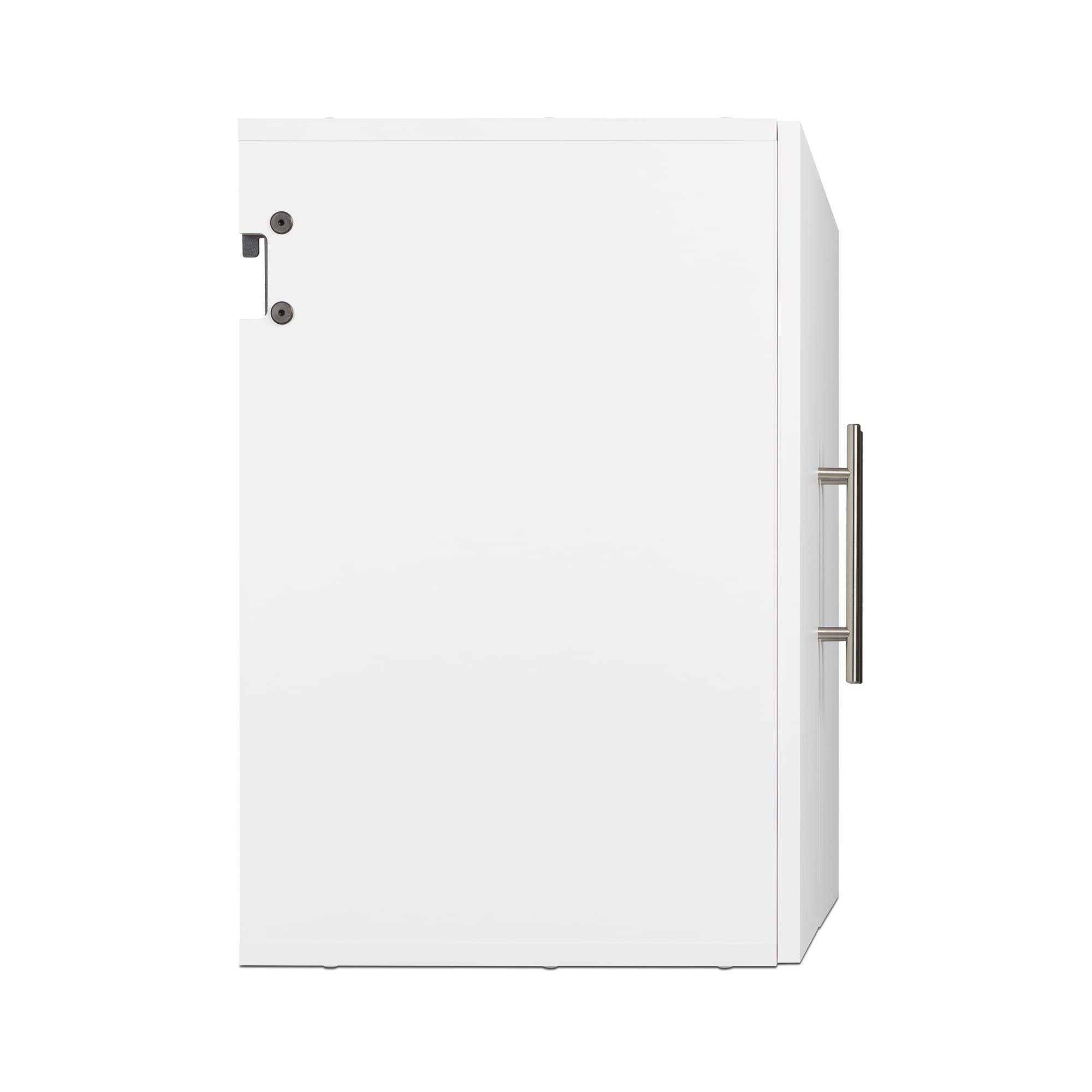 Prepac HangUps 30" Upper Garage Cabinet, Bathroom Cabinet Wall Mount, Laundry Cabinet, Kitchen Wall Cabinet, Ideal for Garage, Kitchen and Laundry Organization 30" W x 24" H x 16" D, White