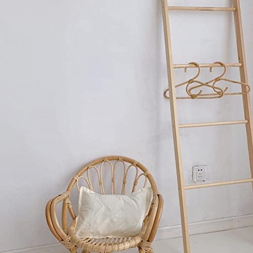 Rattan Hanger Kids Garments Organizer Rack Hat Hanging Hook Hooks Hanger Kids Room Rattan Wall Children's Hanger Decor