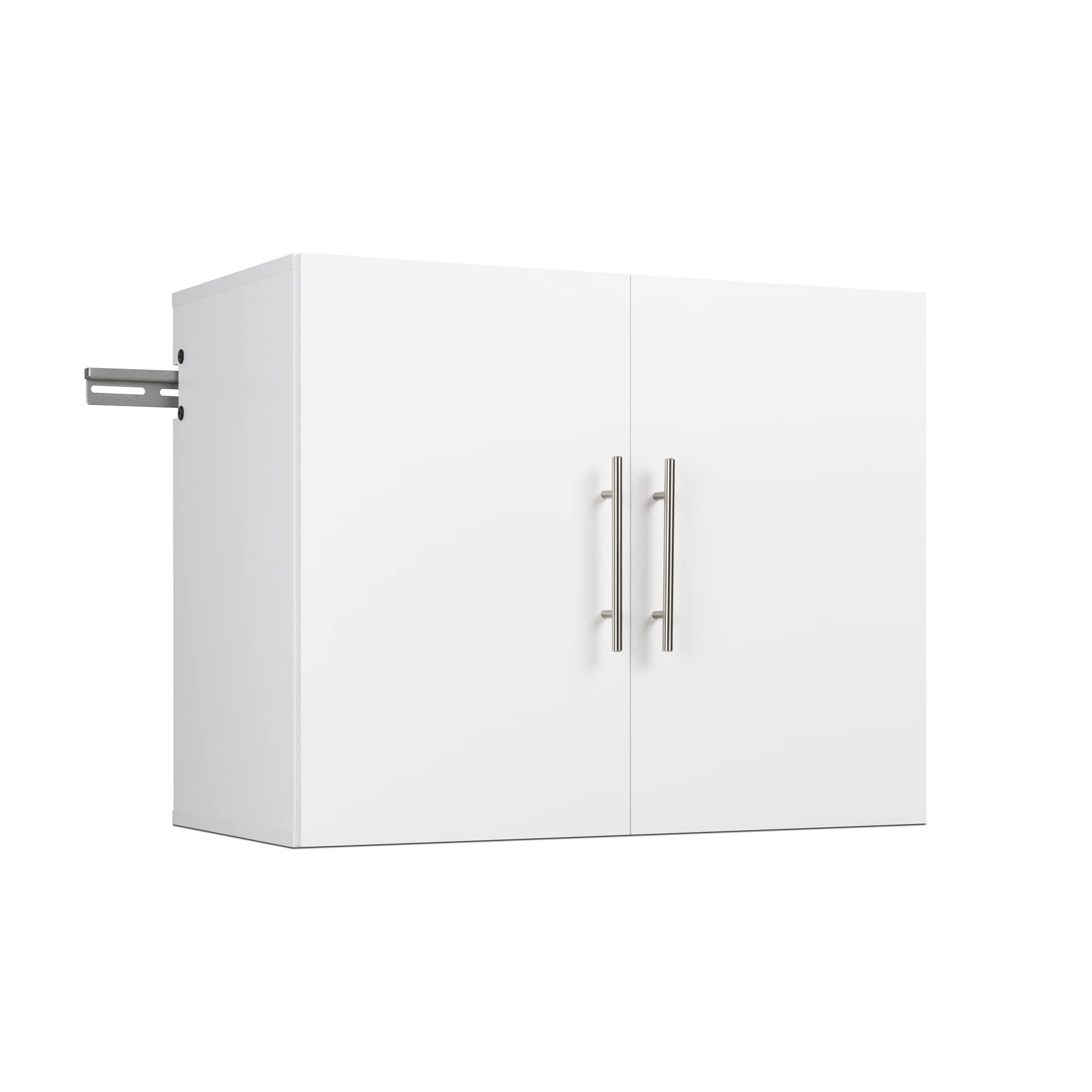 Prepac HangUps 30" Upper Garage Cabinet, Bathroom Cabinet Wall Mount, Laundry Cabinet, Kitchen Wall Cabinet, Ideal for Garage, Kitchen and Laundry Organization 30" W x 24" H x 16" D, White