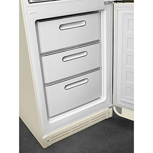 SMEG FAB32URBL3 FAB32 Retro Style Refrigerator, Black