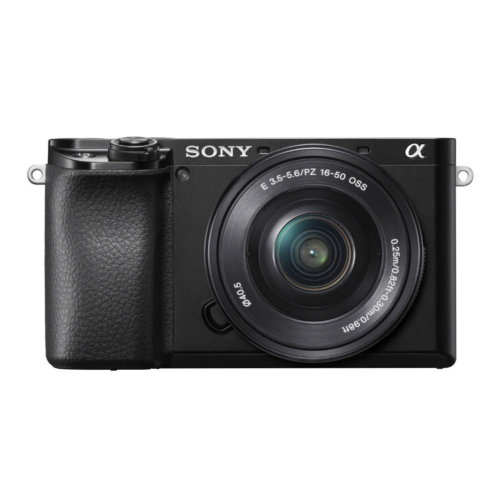 Sony Alpha a6100 APS-C Mirrorless Interchangeable-Lens Camera with 16-50mm Lens Bundle with Accessories (9 Items)