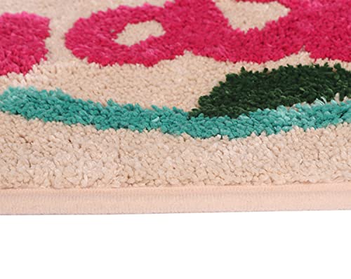 Zeeinx Get Naked Bath Mat Cute Bathroom Rugs Non Slip Microfiber Bath Rugs Funny Bathroom Decor Machine Washable Bath mat for Tub and Shower,20βx32β
