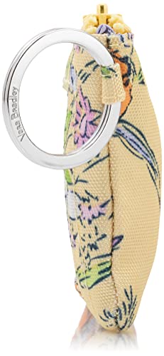 Vera Bradley Women's Recycled Lighten Up Reactive Zip ID Case Wallet, Sunlit Garden, One Size