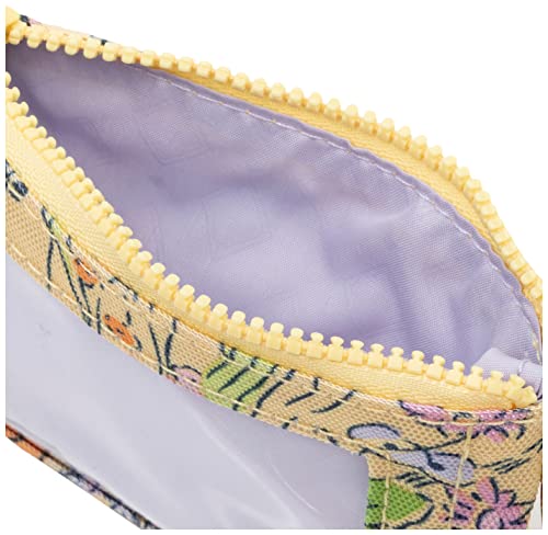 Vera Bradley Women's Recycled Lighten Up Reactive Zip ID Case Wallet, Sunlit Garden, One Size