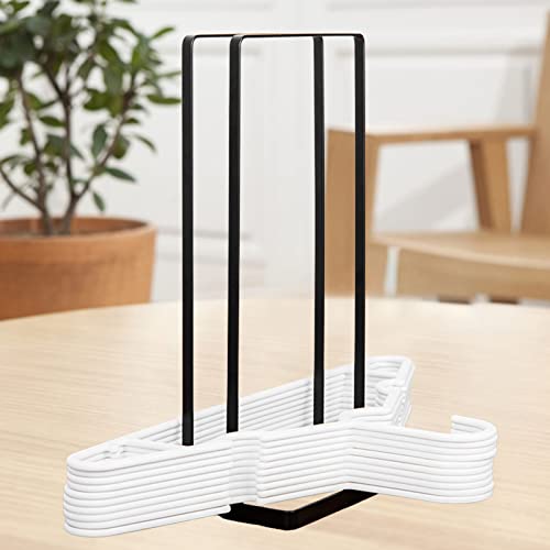 Hanger Organizer Stacker, Hanger Storage Organizer, Hanger Stacker for Closet Laundry Room,Holds up 110 Wire Clothes Hangers,Hanger Storage Rack Holder for Laundry Room Closet Dry Cleaning Room