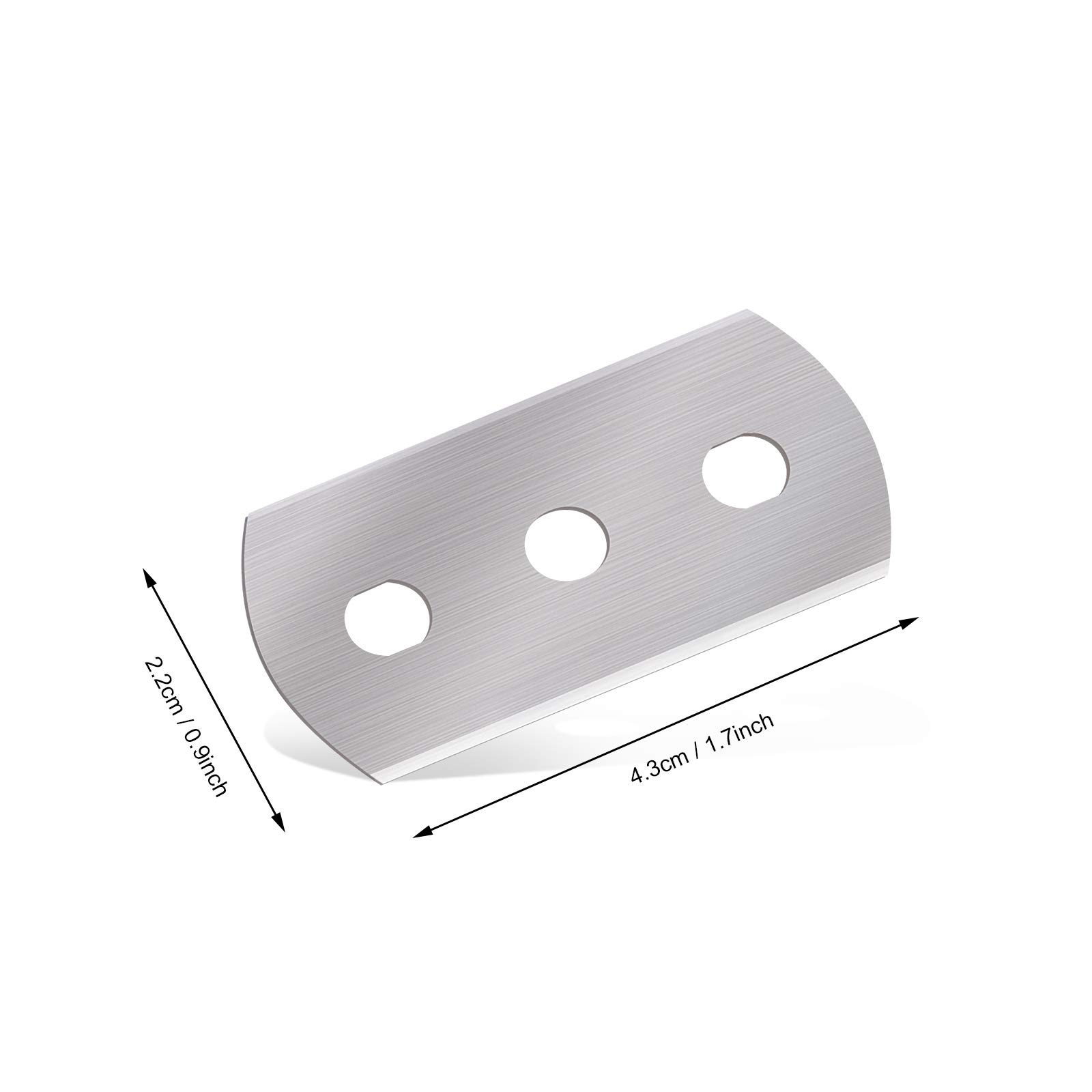 Gomake Replacement Blades for Bodyguard Vinyl Backing Cutter Knife, Stainless Steel, Pack of 50