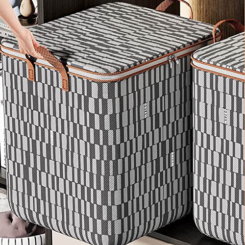gyujnb Clothes Storage Bags Large Capacity Clothes Storage Bins Closet Organizers Storage Containers with Durable Handles Storage Bag Large Capacity Folding Clothes Portable Wardrobe Storage Box