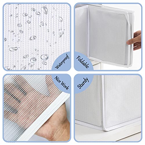 Boloong Upgrade Sturdy Clothes Organizer for Closet, PP Board 7 Grids Closet Drawer Organizer for Clothing, Wordrobe Clothes Organizer for Jeans/Pants/Sweaters/T-shirts(2 packs)