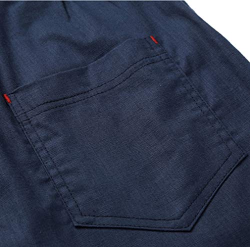 Tansozer Mens Shorts Casual Drawstring Summer Beach Shorts with Elastic Waist and Pockets (Khaki, Small)