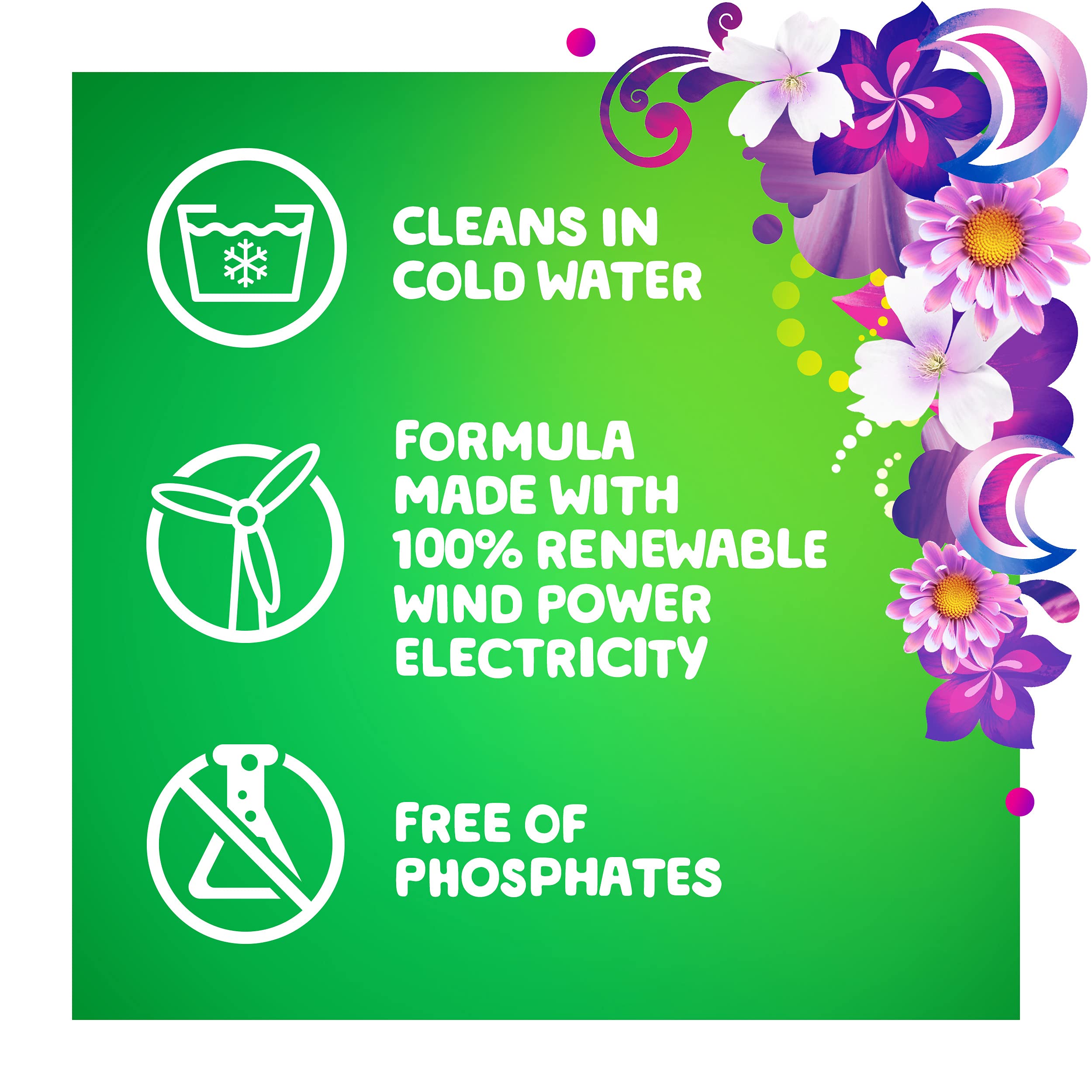 Gain Laundry Detergent Liquid Soap, Moonlight Breeze, 75 Fl Oz, Pack of 2