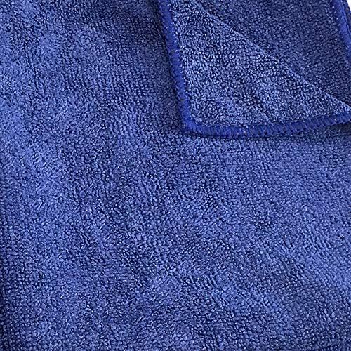 Arkwright Microfiber Gym Towel - (Pack of 12) Soft Lightweight Quick Dry Hotel Quality Hand Towels, 300 GSM, Sweat Absorbent, Perfect for Workout, Yoga, Spa, Bathroom, 16 x 27 in, Navy