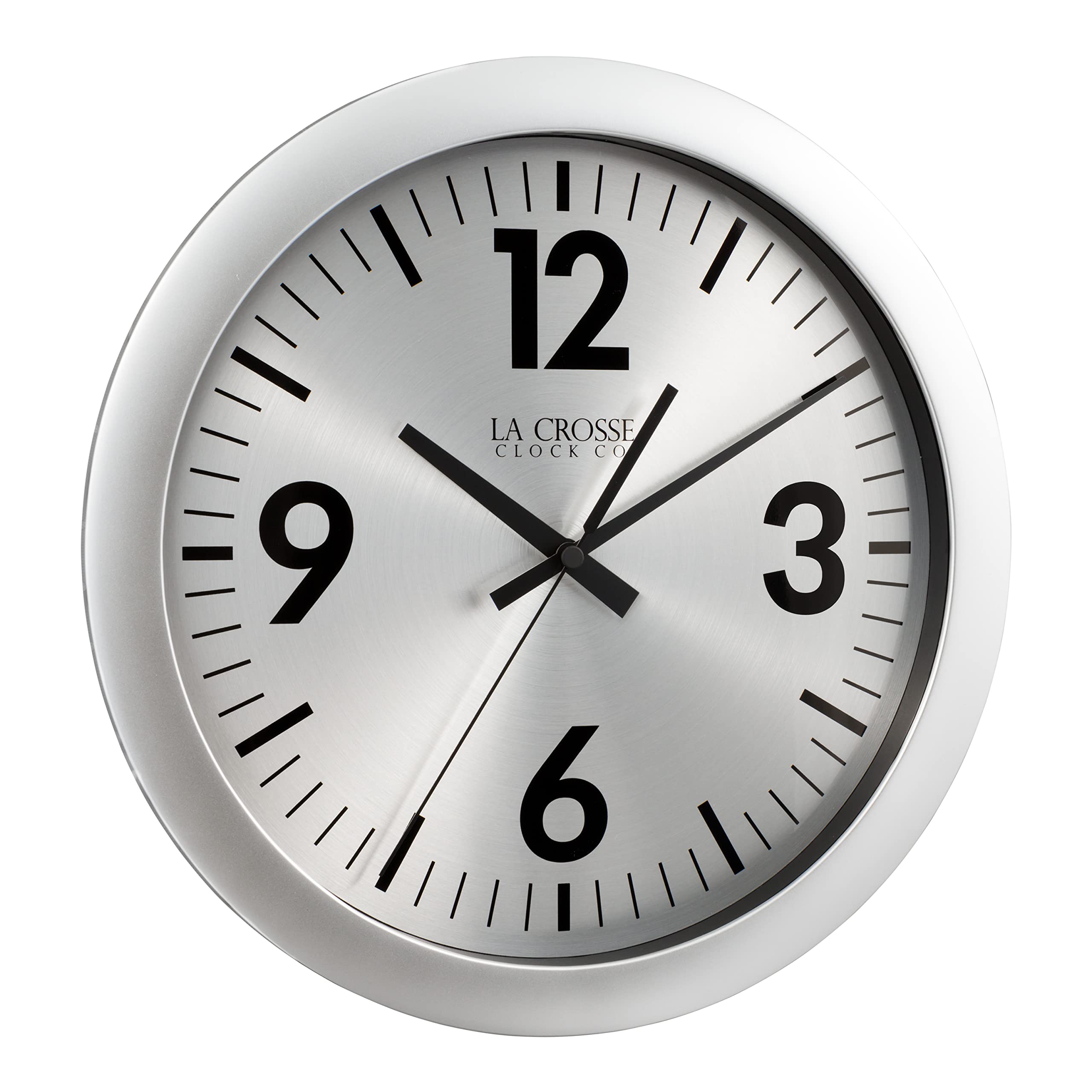 La Crosse Technology 11.5" Jett Silent Sweeping Quartz Analog Wall Clock - 404-3229