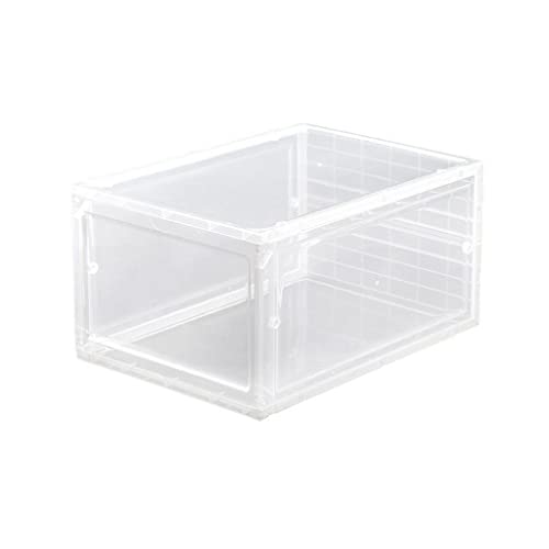 MFCHY Side Shoe Box Thickened Storage Display Cabinet Shoe Wall Sports Shoe Storage Box (Color : E, Size : 34 * 25 * 18cm)