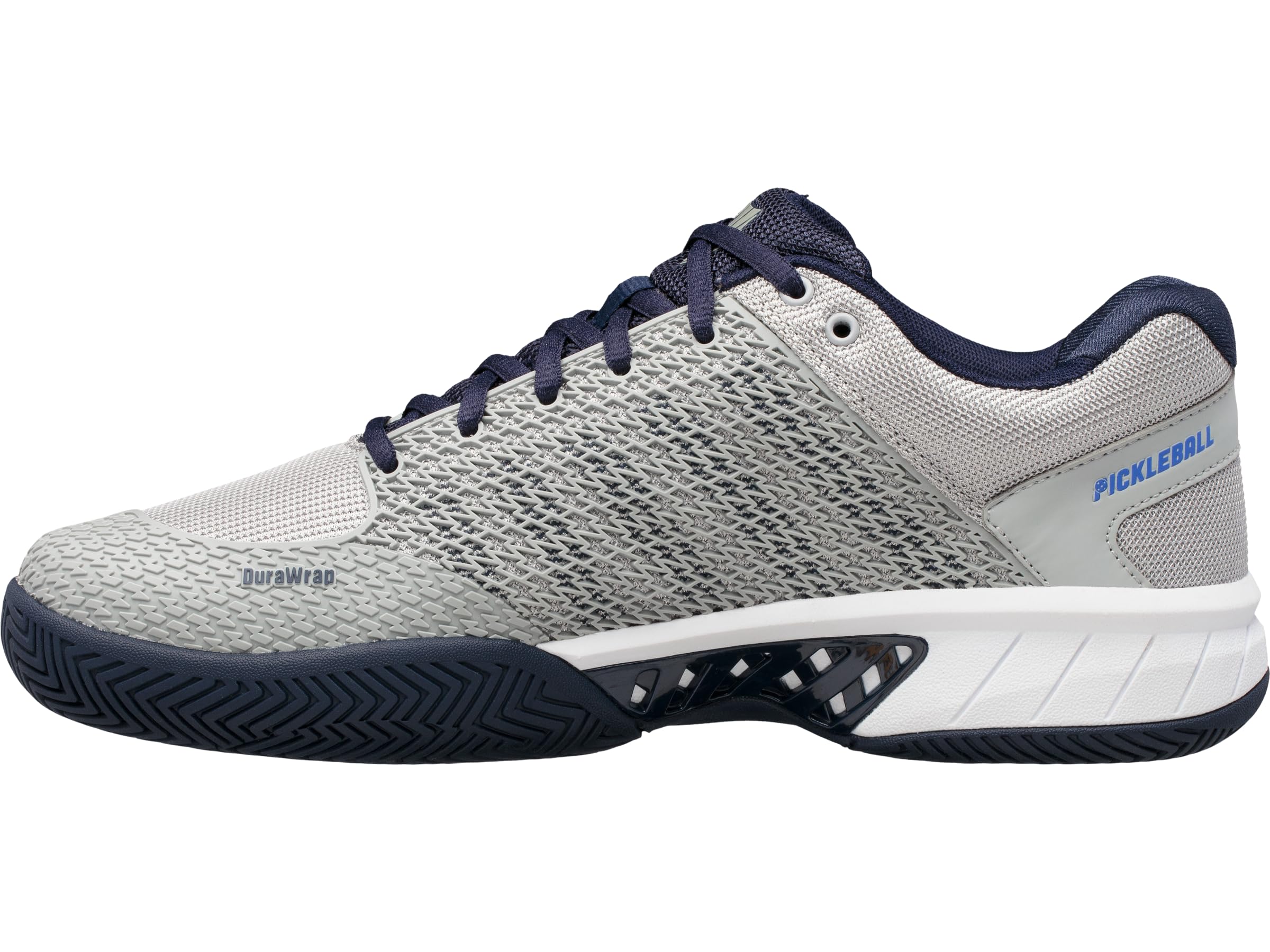 K-Swiss Men's Express Light Pickleball Shoe, Highrise/Navy, 9.5 M