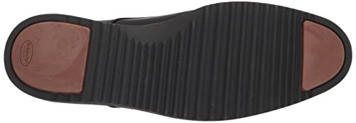 Dr. Scholl's Men's Sync Plain Toe Dress Casual Oxford, Black/Black Smooth, 13 US
