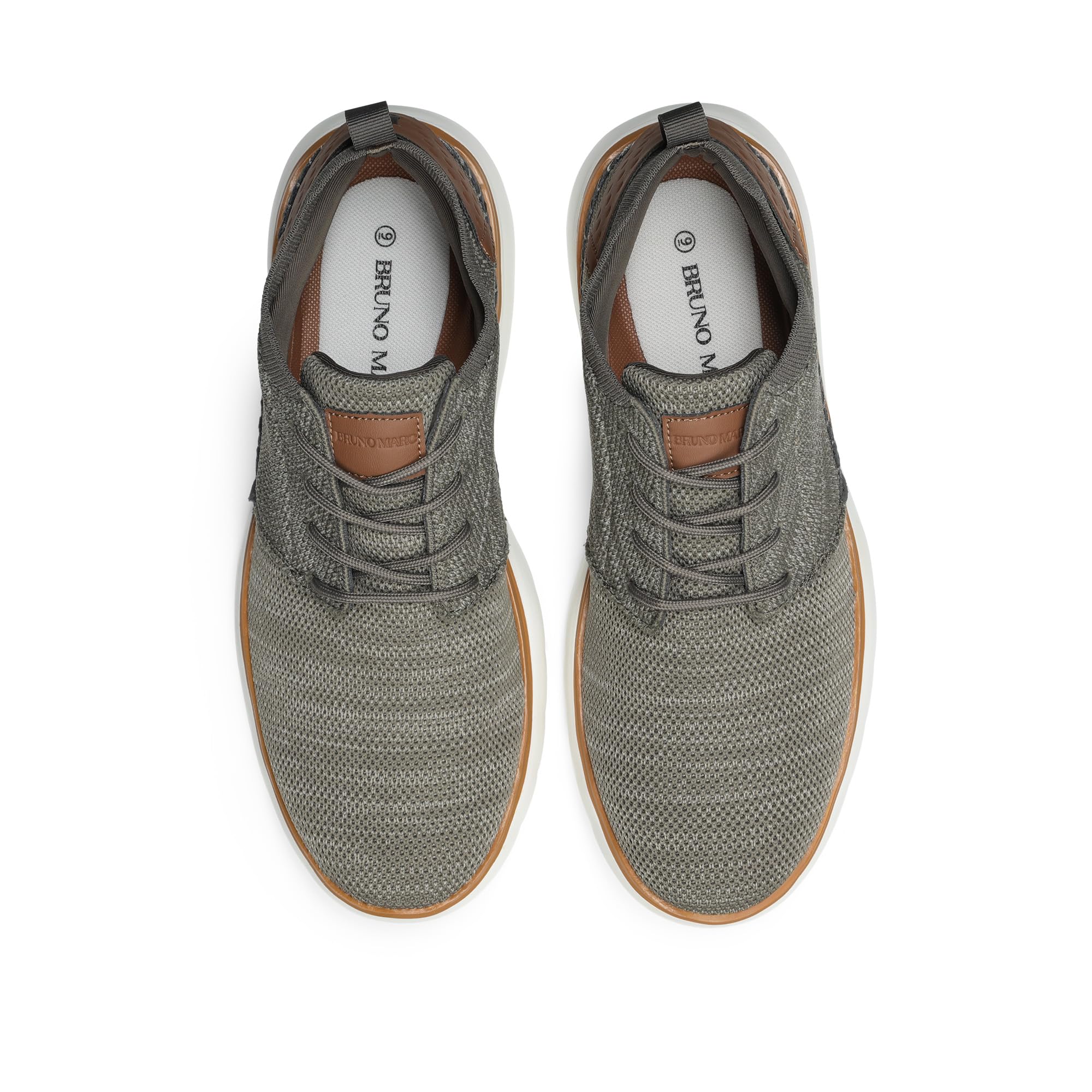 Bruno Marc Mens Mesh Fabric Fashion Sneakers Casual Oxfords Lightweight Breathable Versatile Walking Shoes, Grey - 13 (Zero-01)