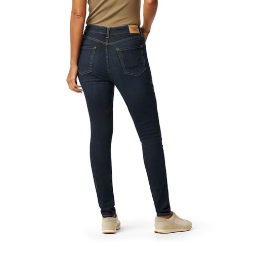 Levi Strauss Signature Gold Women's Totally Shaping High Rise Skinny Jeans (Standard and Plus), Sea and Sky, 14 Short