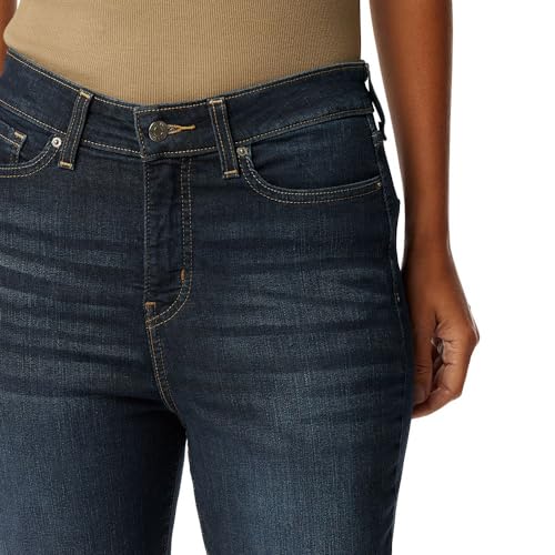 Levi Strauss Signature Gold Women's Totally Shaping High Rise Skinny Jeans (Standard and Plus), Sea and Sky, 14 Short