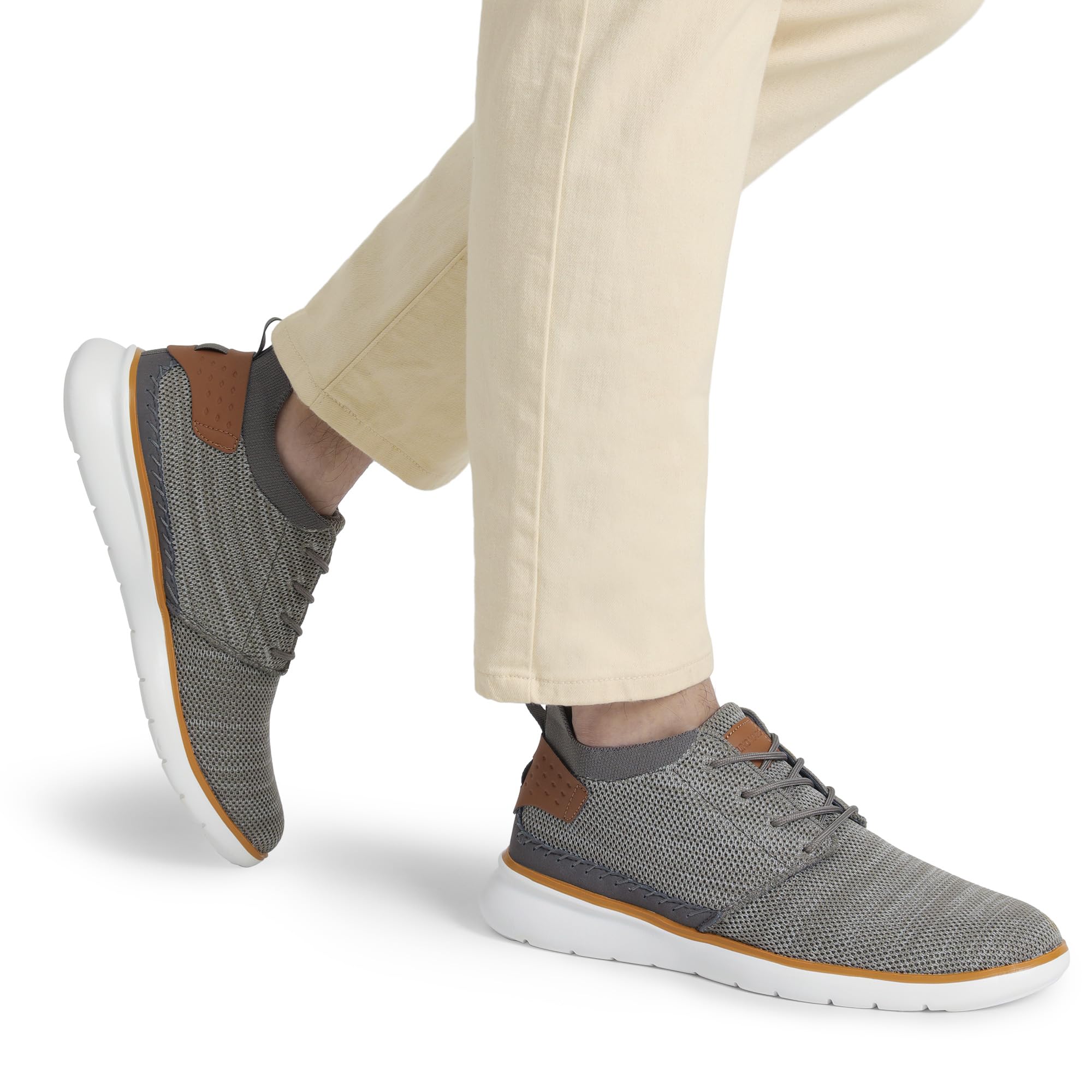 Bruno Marc Mens Mesh Fabric Fashion Sneakers Casual Oxfords Lightweight Breathable Versatile Walking Shoes, Grey - 13 (Zero-01)