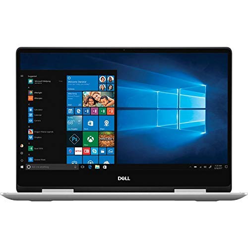 Dell Inspiron 2-in-1 Touchscreen 13.3" FHD Laptop, 8GB RAM, 1TB SSD, i5-8265U 4 Cores up to 3.90GHz, Backlit, Fingerprint, USB-C, Webcam, 1920x1080, HDMI, Bluetooth, Win 10, Silver (Renewed)