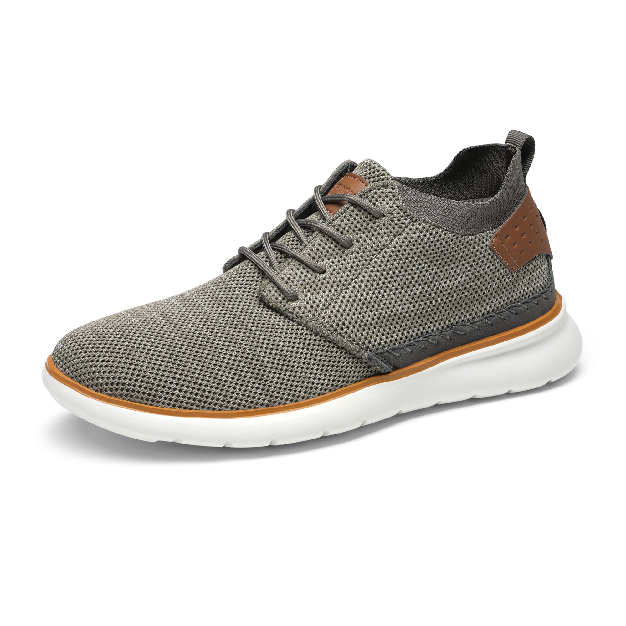 Bruno Marc Mens Mesh Fabric Fashion Sneakers Casual Oxfords Lightweight Breathable Versatile Walking Shoes, Grey - 13 (Zero-01)