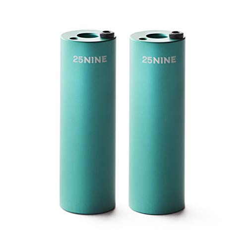 25NINE Anodized Aluminum BMX Bike Pegs – Teal