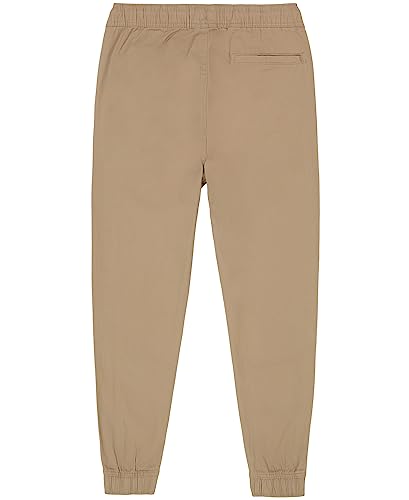Nautica boys School Uniform Jogger Track Pants, Khaki, 14-16 US