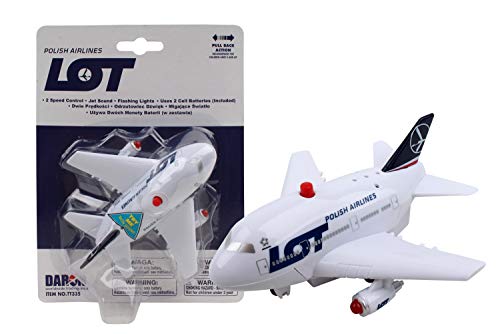 Daron Lot Pullback Plane W/Lights & Sounds TT335
