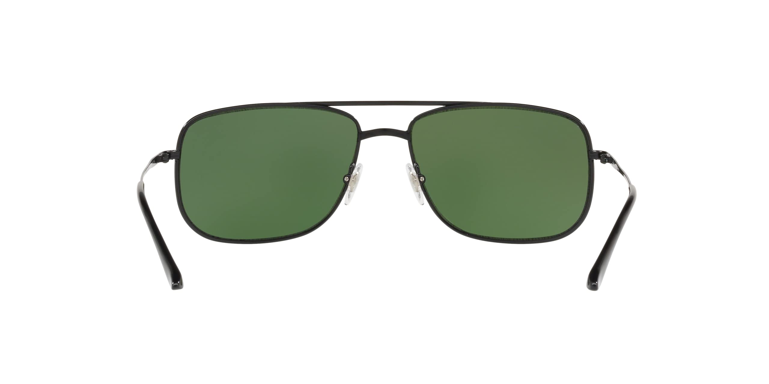 Sunglass Hut Collection Man Sunglasses Black Frame, Polarized Green Classic G-15 Lenses, 59MM