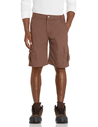 Dickies Men's Big and Tall Tough Max 11 Inch Relaxed Fit Duck Cargo Short, Timber Brown, 52