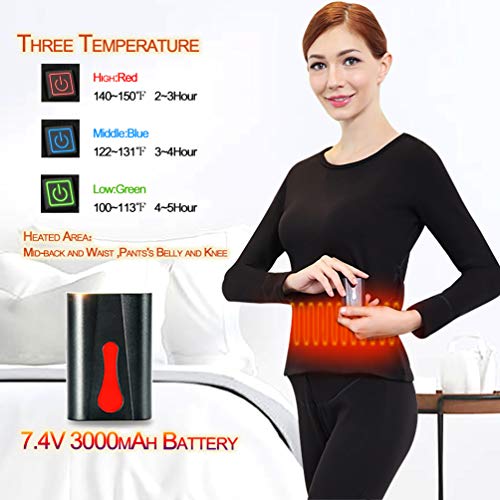 Thermal Underwear Set Women Men,Breathable Flexible undershirt snow gear for Home Indoors, Outdoors, Sports,Winter